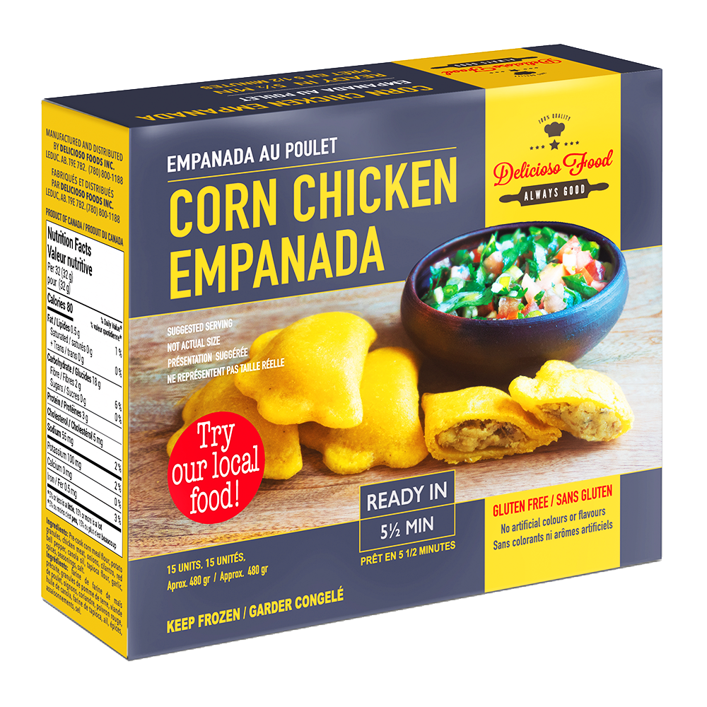Buy DF empanada corn chicken in, from Tresmarias– Fresh & Healthy Food ...